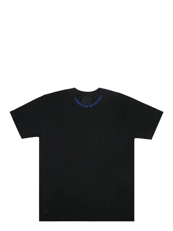 Chrome Hearts Neck Logo T-shirt /blue - Black