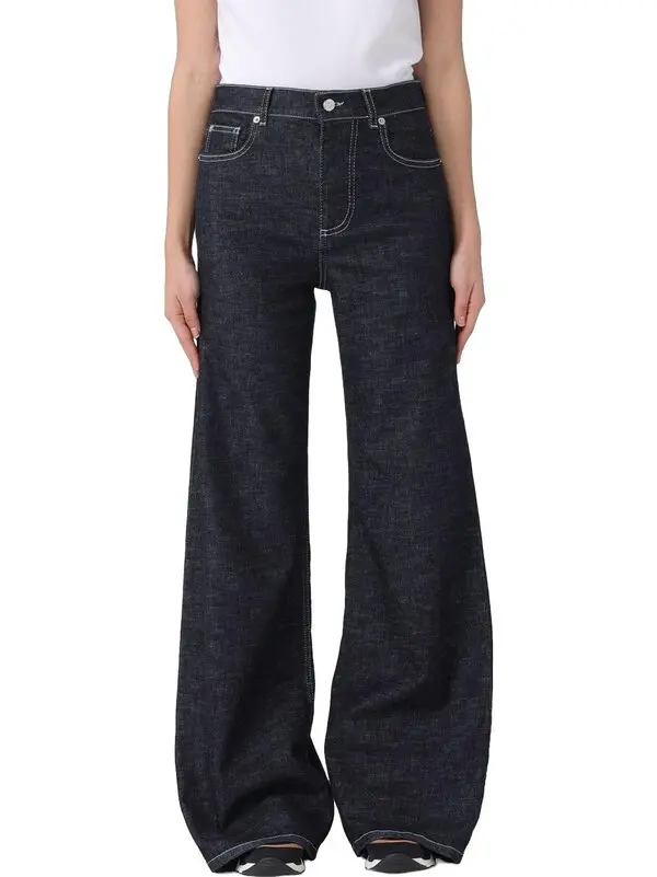 Marni High Rise Wide Leg Jeans - Blue