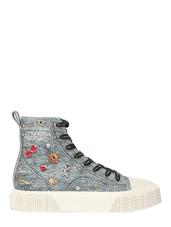 Marc Jacobs High Top Sneakers - Denim