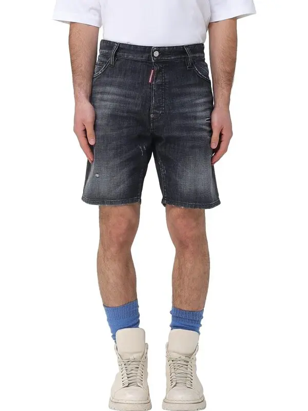 Dsquared2 Denim Shorts - Black