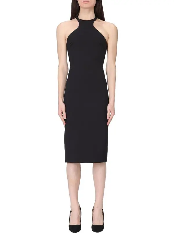 Elisabetta Franchi Halterneck Dress - Black