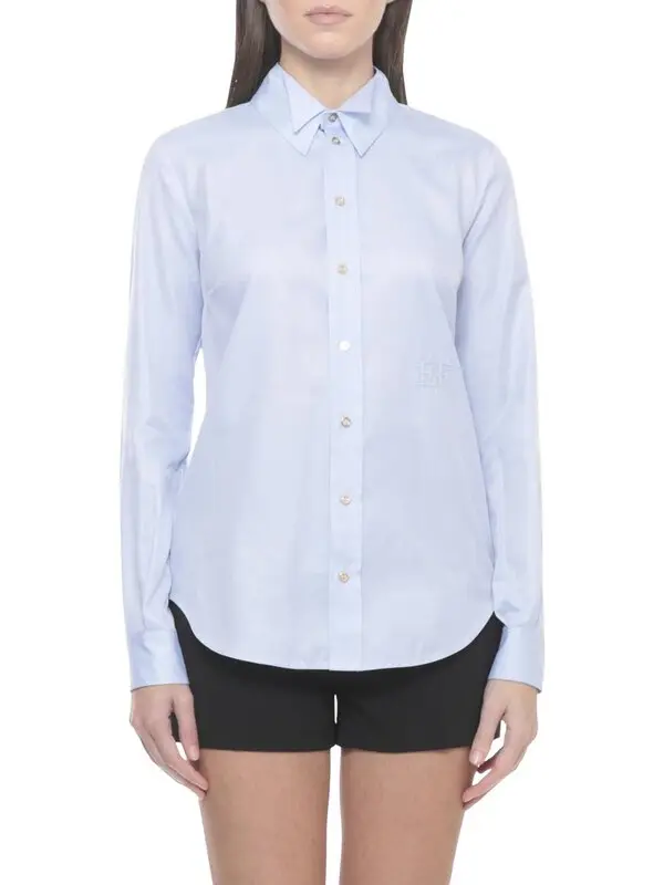 Elisabetta Franchi Classic Collar Shirt - Blue