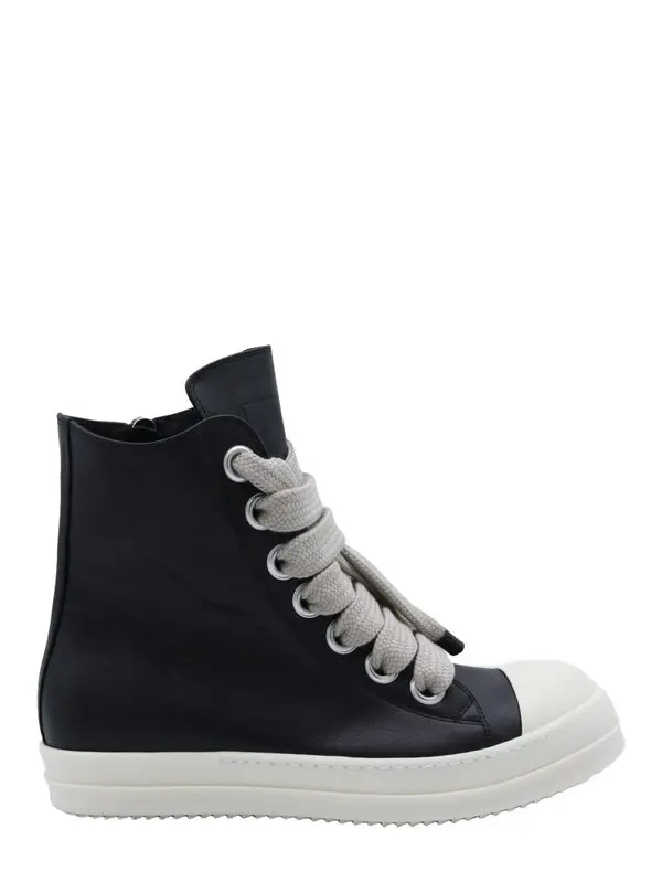 Rick Owens High Top Sneakers - Black