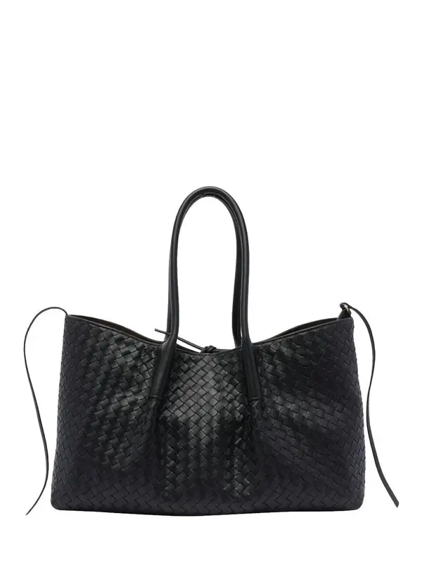 Bottega Veneta Woven Tote Bag - Black