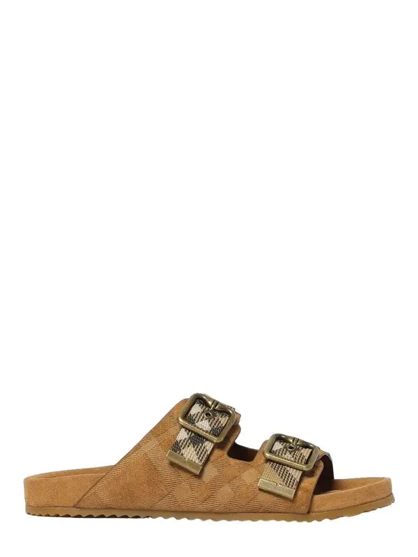 Burberry Heeled Sandals - Brown