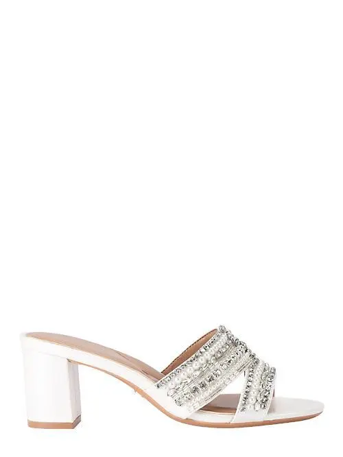 Carvela Pageant Heeled Mules - White