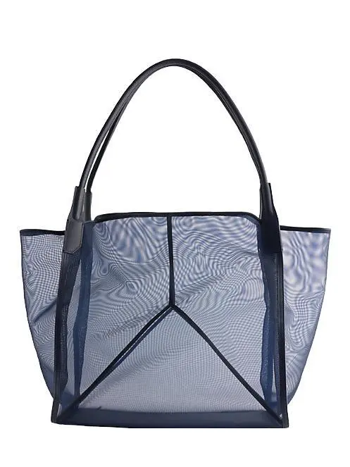 Victoria Beckham Mesh Tote Bag - Navy