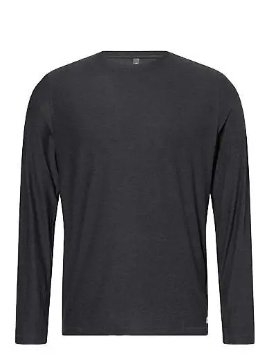 Vuori Strato Tech Long-sleeves Stretch-woven T-shirt - Charcoal Heather