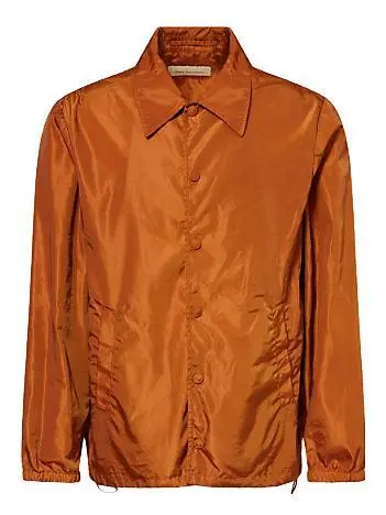 Dries Van Noten Vorries Collared Woven Jacket - Ocra