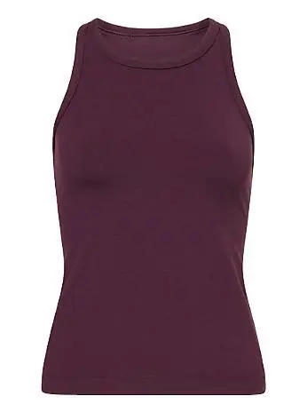 Lululemon Align Racer-back Stretch-woven Top - Black Plum
