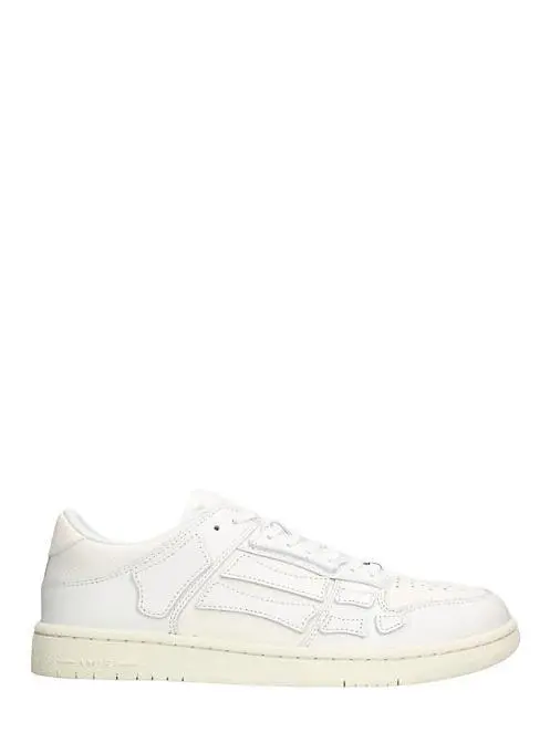 Amiri Skel Leather Trainers - Bone