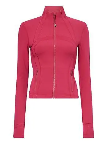 Lululemon Define Nulu Cropped Jacket - Berry Rumble