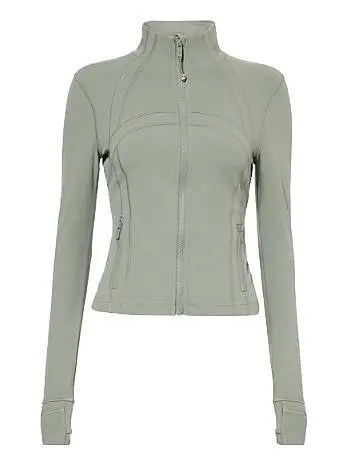 Lululemon Define Nulu High-neck Stretch-woven Jacket - Willow Leaf