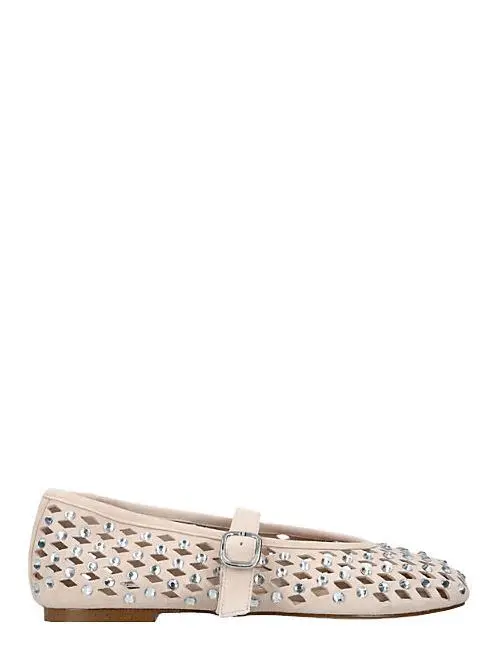 Steve Madden Rerun Suede Mary Jane Shoes - Blush