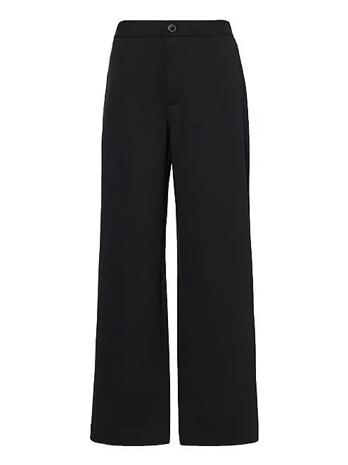 Vince Straight-leg Stretch-cotton Trousers - Black