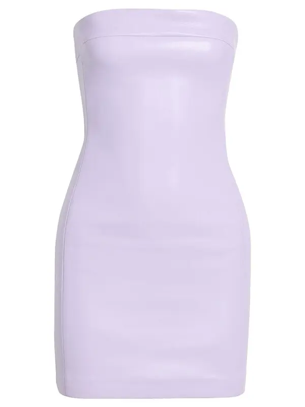 Alice + Olivia Strapless Mini Dress - Lavender