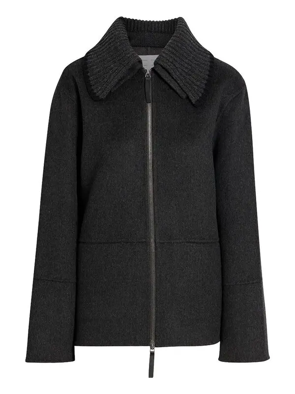 Proenza Schouler Wool-blend Felt Jacket - Charcoal