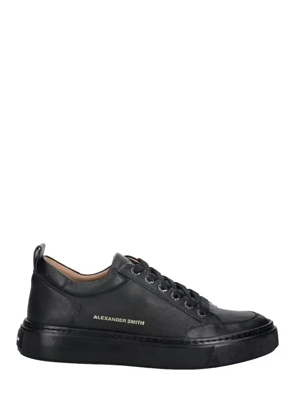 ALEXANDER SMITH Lace-up Bond Sneakers - Black