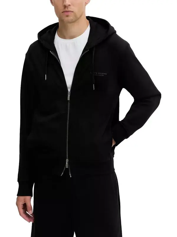 Armani Exchange Zip-fastening Hoodie - Black