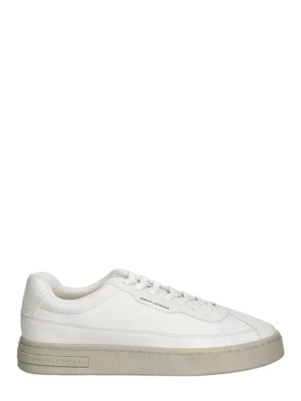 Armani Exchange Logo-detail Sneakers - White