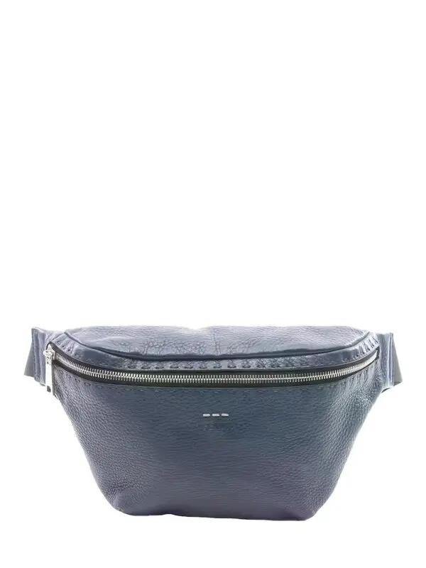 Fendi Selleria Leather Belt Bag - Blue