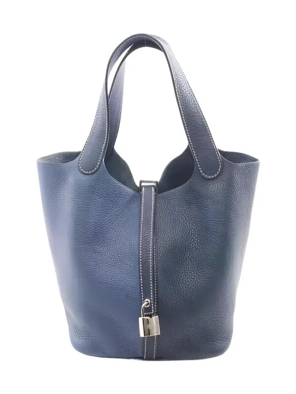 Hermès 2021 Mm Picotin Lock Tote Bag - Blue