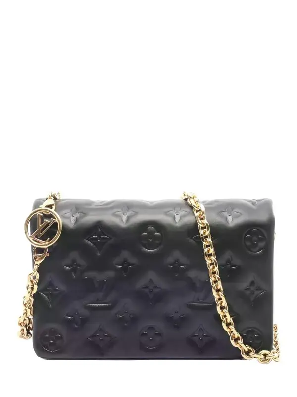 LOUIS VUITTON 2010s Coussin Monogram Shoulder Bag - Black