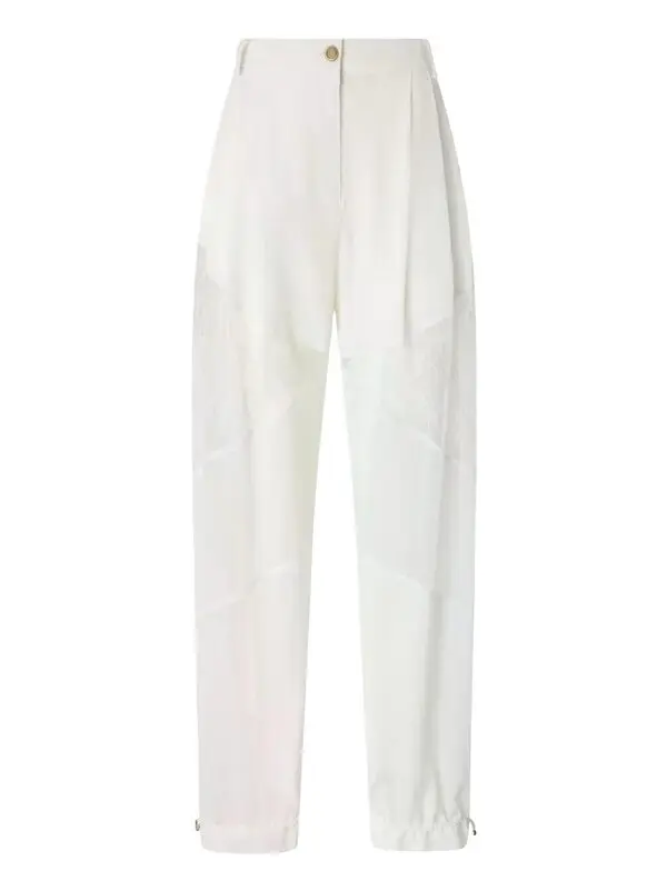 Pinko Lace-panel Trousers - White