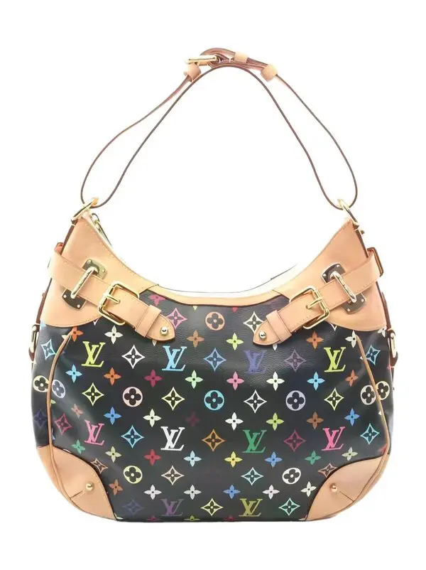 LOUIS VUITTON X Murakami Greta Shoulder Bag - Black