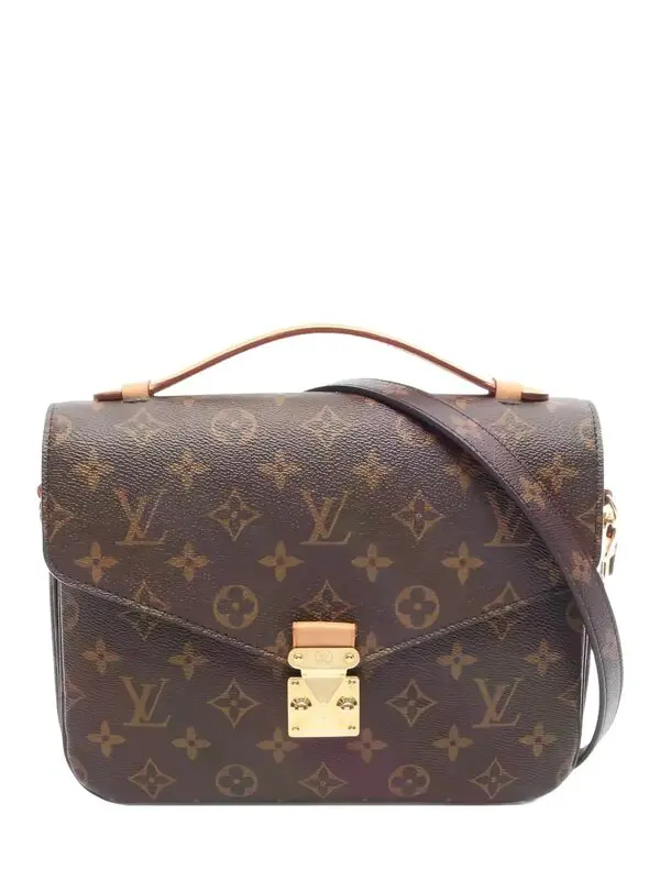 LOUIS VUITTON Metis Mm Monogram Handbag - Brown