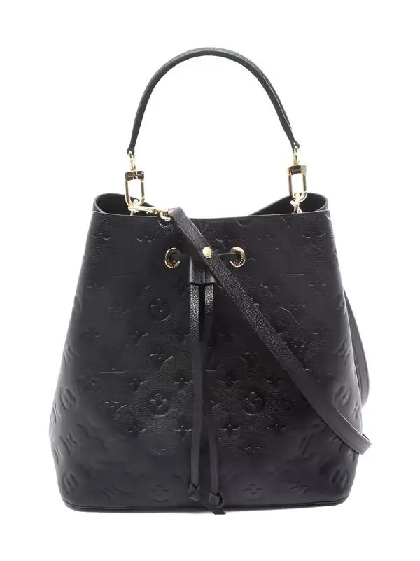 LOUIS VUITTON 2021 Néonoé Monogram Empreinte Bucket Bag - Black