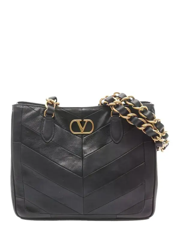 Valentino Garavani 2000 Laseine Shoulder Bag - Black