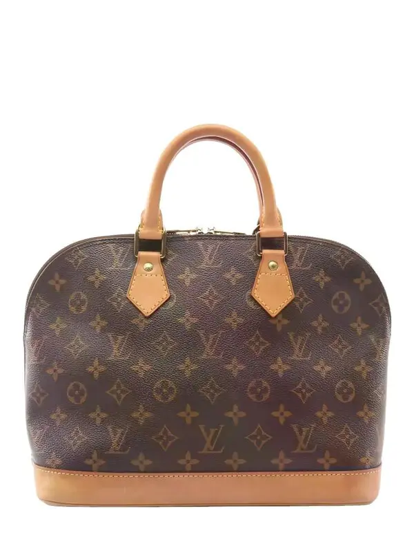 LOUIS VUITTON 1998 Pm Alma Monogram Tote Bag - Brown