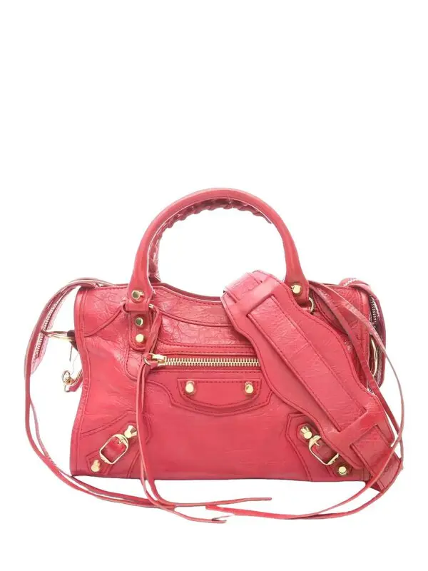Balenciaga Mini City Handbag - Red