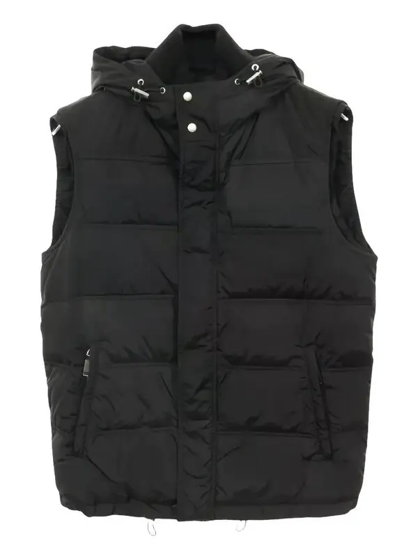 Gucci Hooded Puffer Gilet - Black