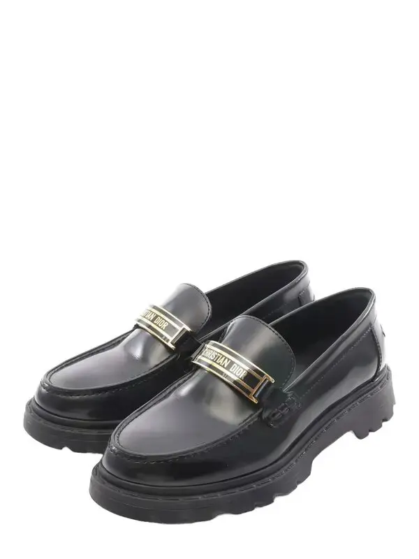 Dior 2010s Hardware Loafers - Black
