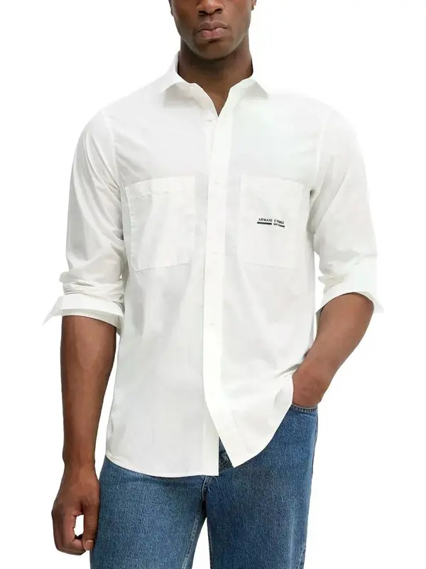 Armani Exchange Pocket Shirt - White