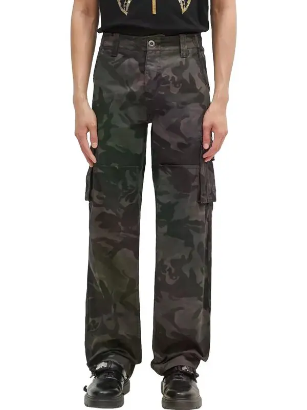 Alpha Industries Camouflage Cargo Trousers - Grey