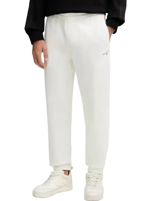 Armani Exchange Logo-detail Track Pants - White