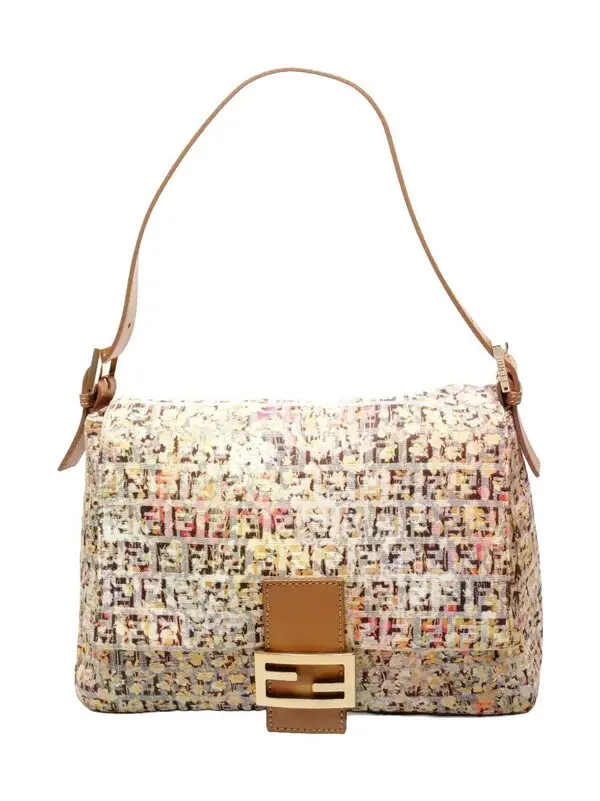 Fendi Mamma Baguette Handbag - Neutrals