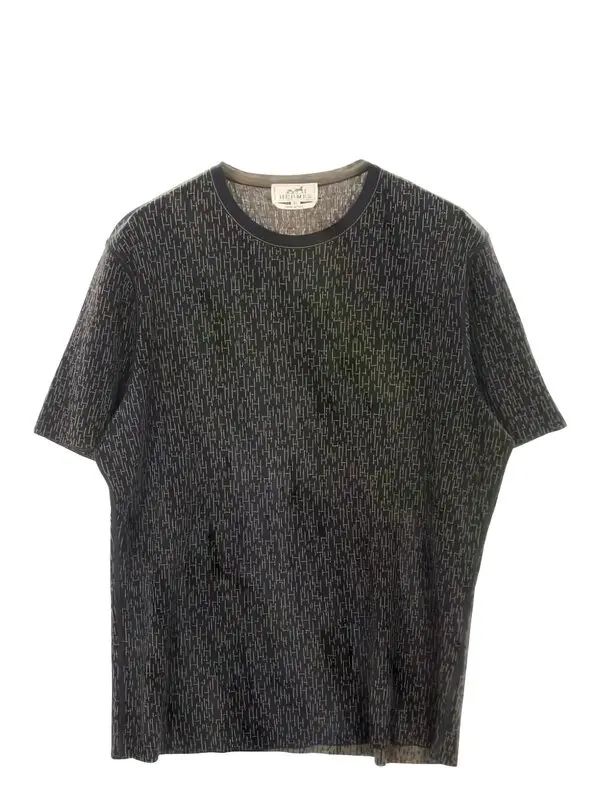 Hermès 2000s Pattern Short-sleeve T-shirt - Black