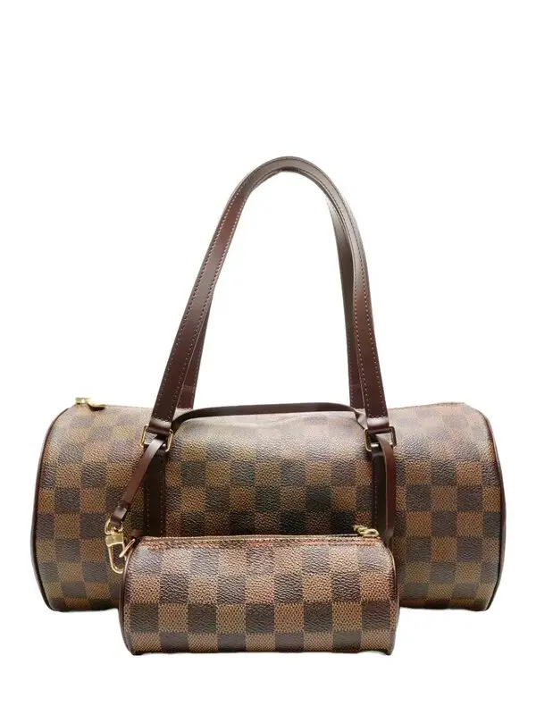LOUIS VUITTON 2006 30 Papillon Cylindric Shoulder Bag - Brown