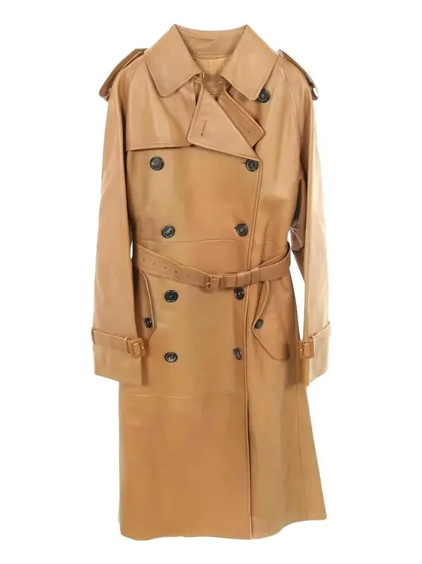 Prada 2020s Double-breasted Trench Coat - Neutrals