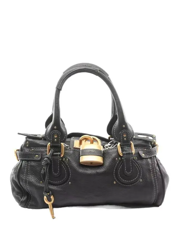 Chloé 2010s Paddington Leather Tote Bag - Black
