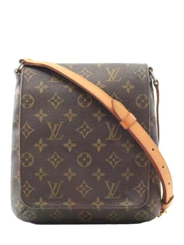 LOUIS VUITTON 2003 Musette Salsa Monogram Canvas Shoulder Bag - Brown