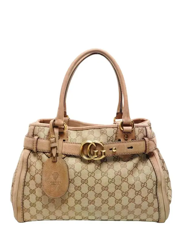 Gucci 2000-2015 Canvas Handbag - Neutrals