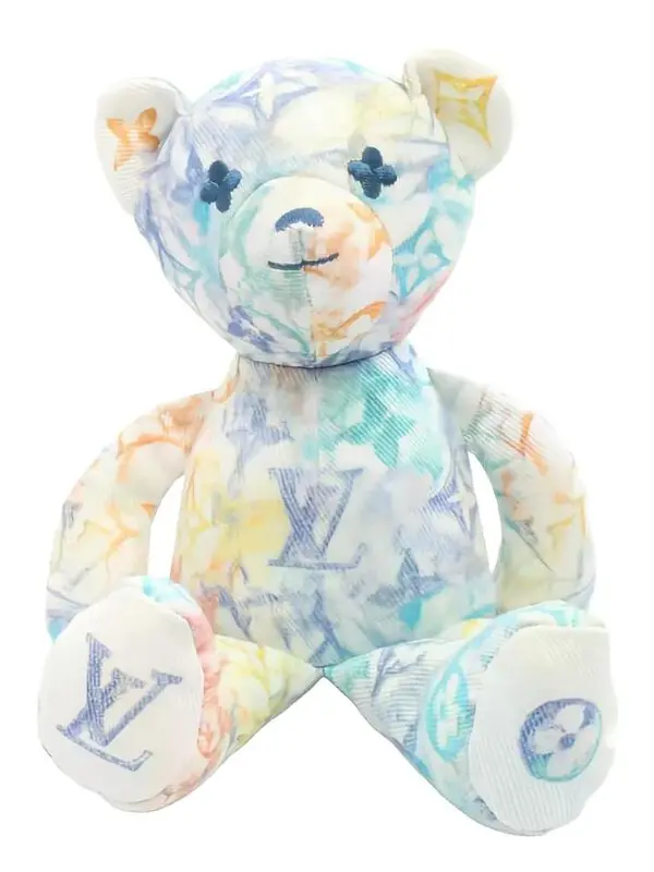 LOUIS VUITTON 2020 Doudou Louis Monogram Teddy Bear - White