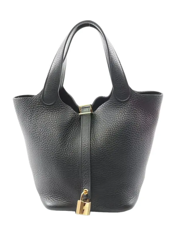 Hermès 2022 18 Picotin Lock Tote Bag - Black