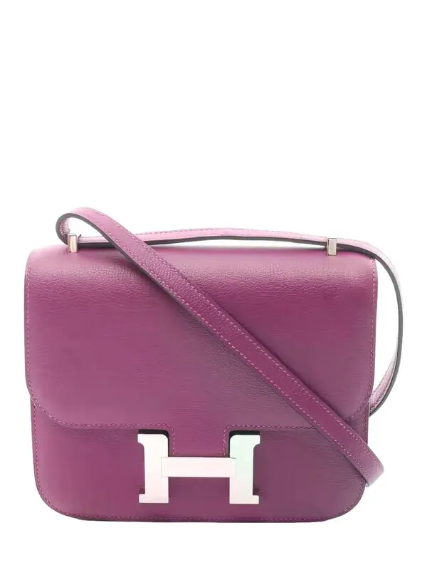 Hermès 2019 Mini Constance Shoulder Bag - Purple