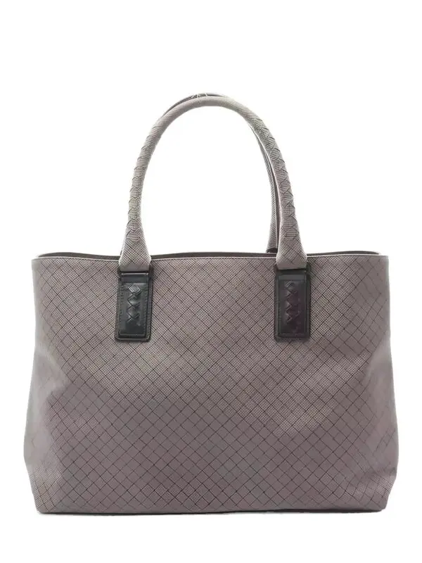 Bottega Veneta 2000s Intrecciato Tote Bag - Grey